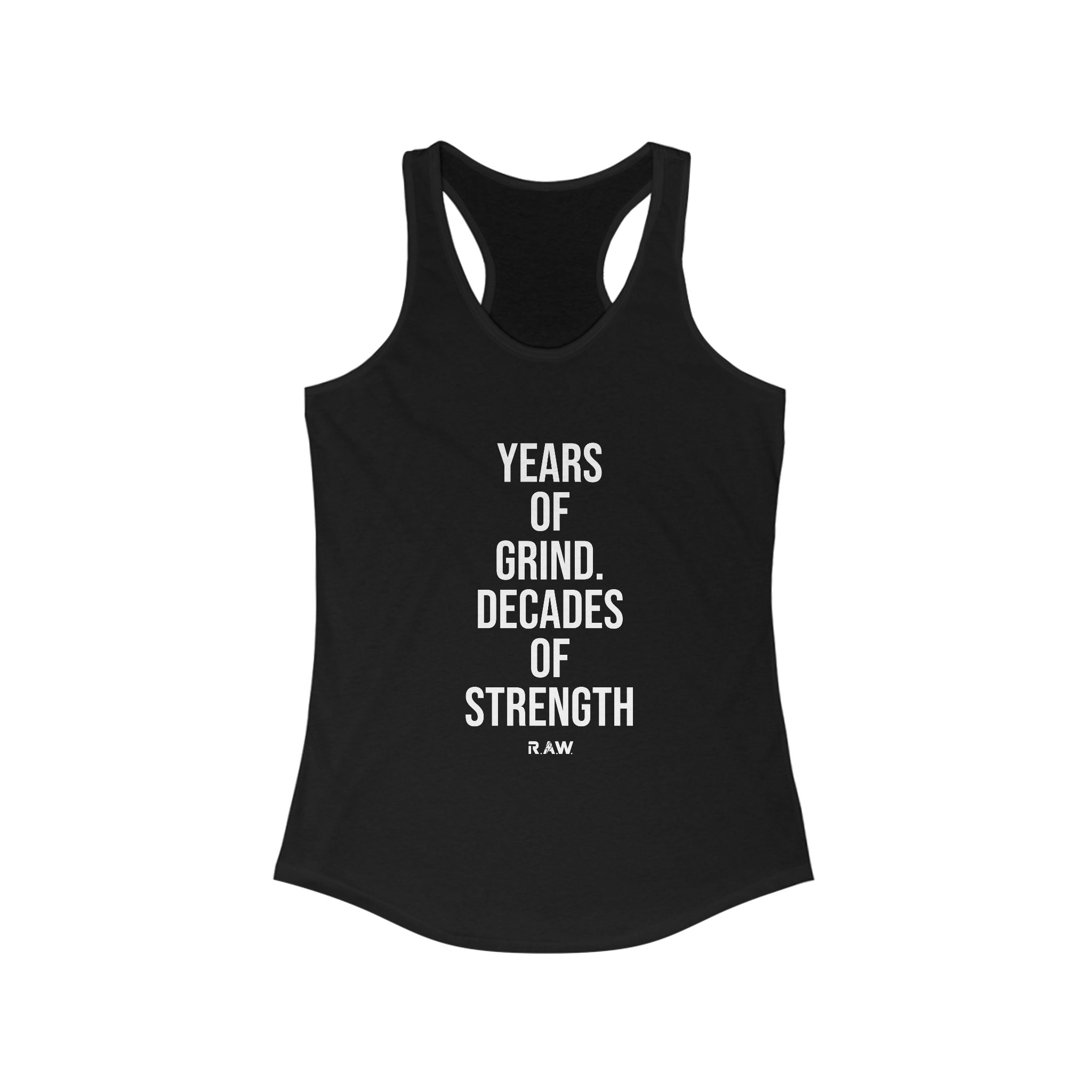 Years of Grind Decades of Strength Tank | Motivational Women’s Gym