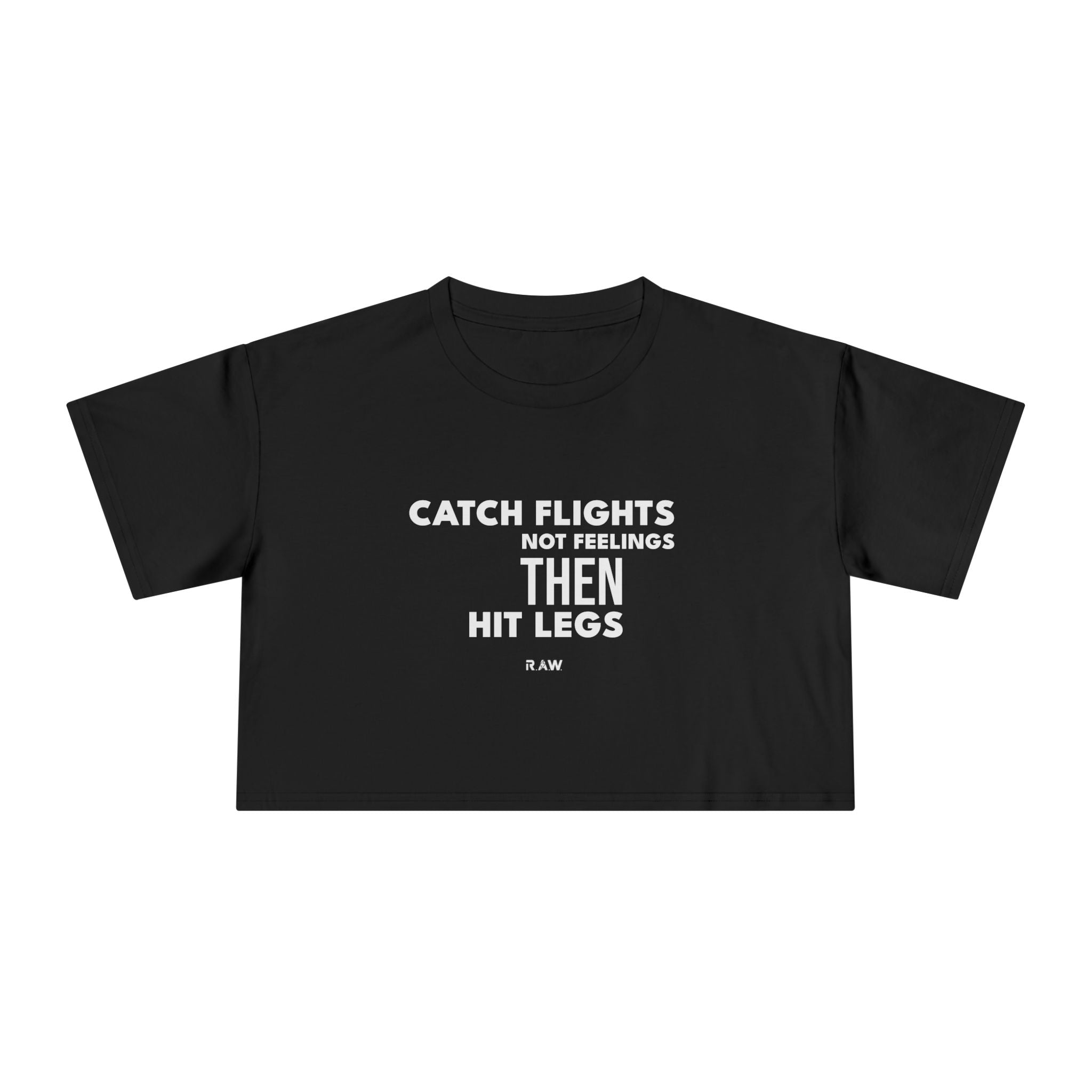 Catch Flights - Crop Tee